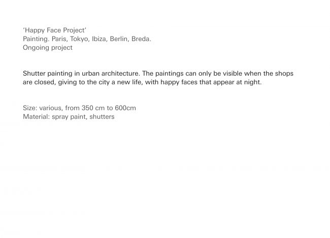 Damien Poulain — ‘Happy Face Project’ — Seoul, Korea